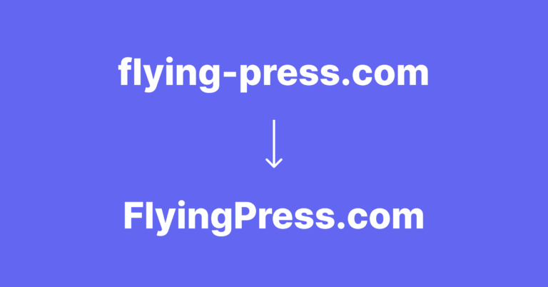 FlyingPress.com, Our New Domain – FlyingPress